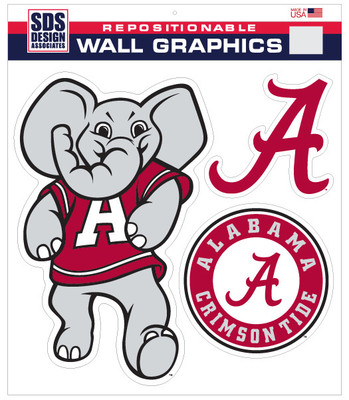 Alabama 3 Decal Set Repositionable Wall Graphics | eBay