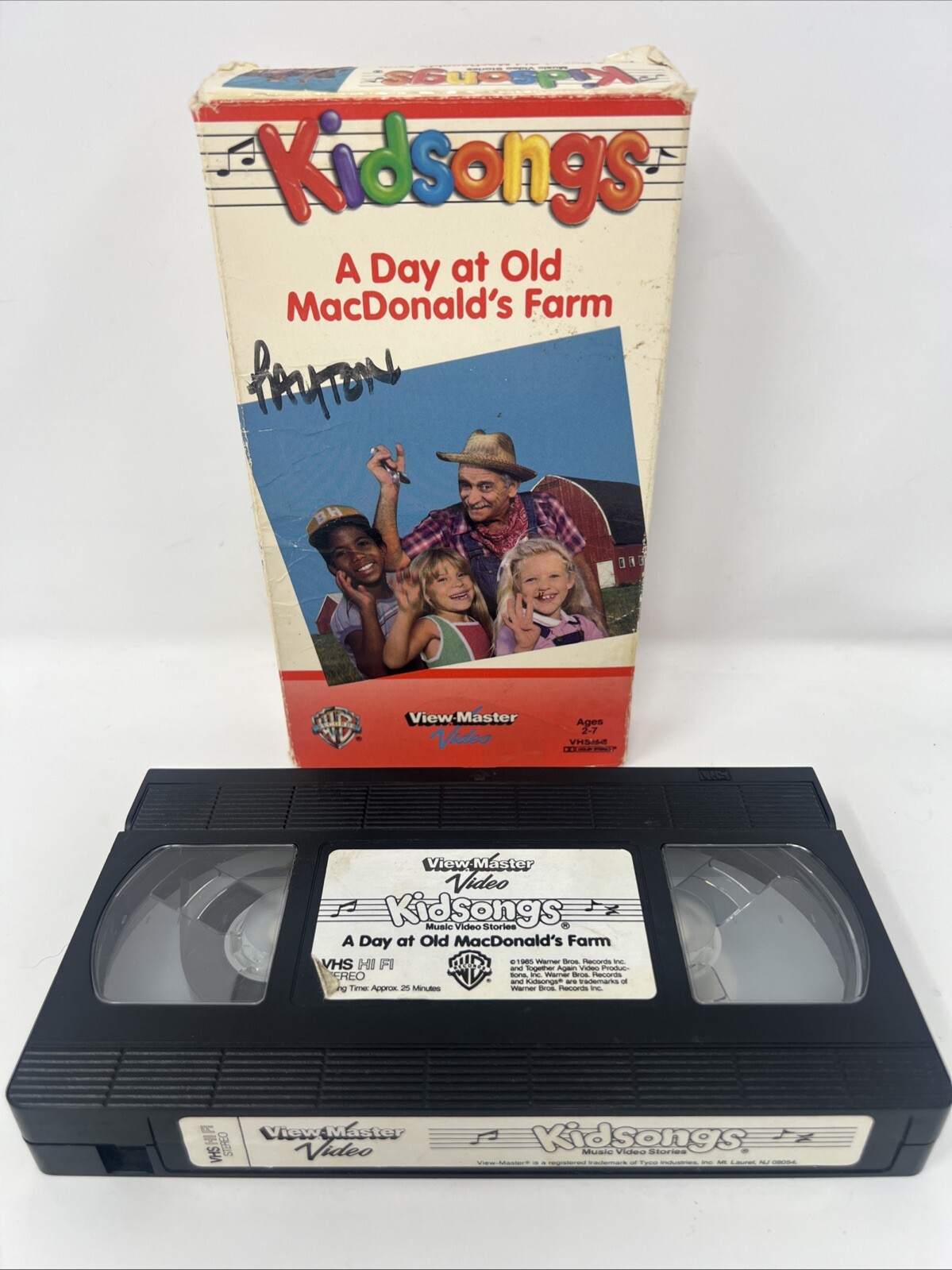 Kidsongs A Day at Old MacDonald's Farm VHS 1985 View Master Video Music ...