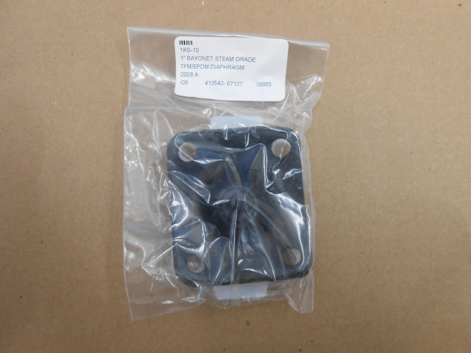 REPLACEMENT 1" BAYONET STEAM GRADE TFM/EPDM DIAPHRAGM 1KS-10, 413542 ...