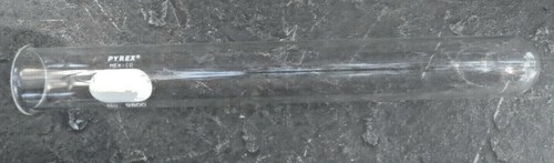 Pyrex No 9800 25mm x 200mm culture tube / test tube with beaded rim ...