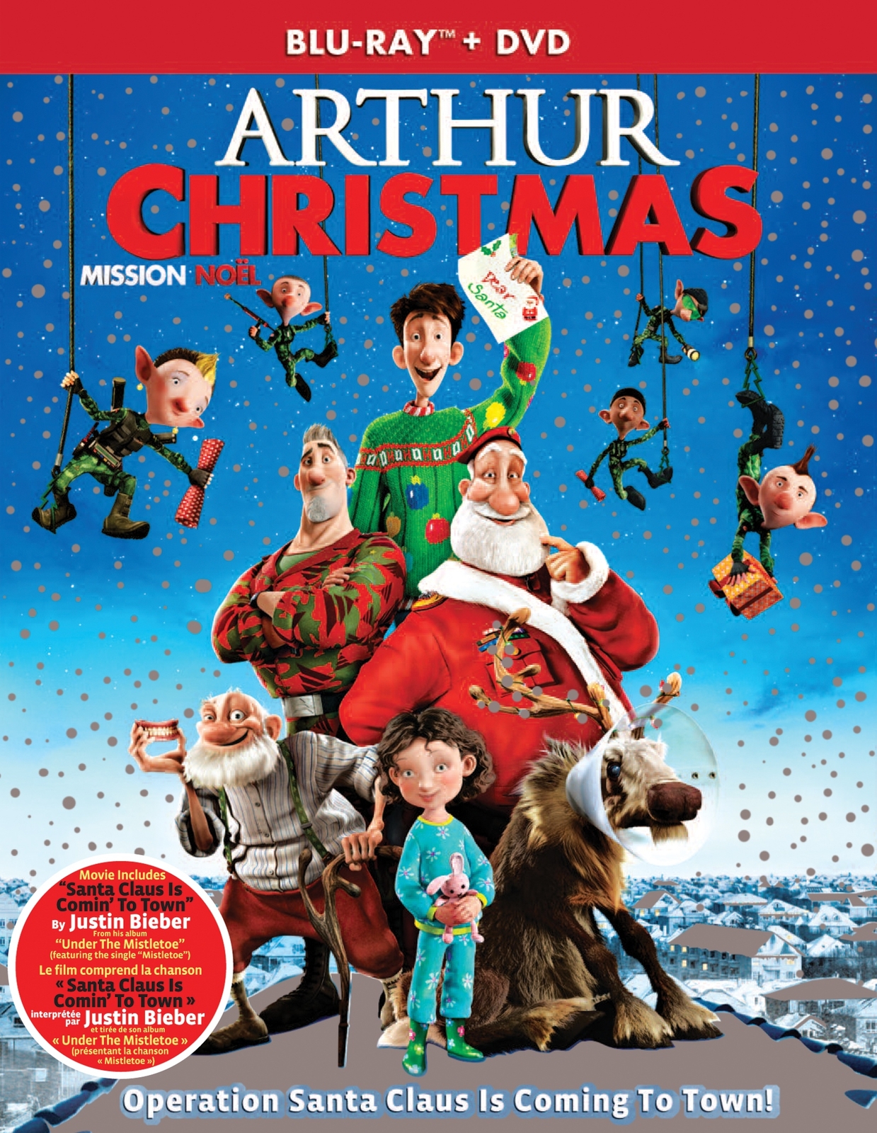 ARTHUR CHRISTMAS [BLU-RAY/DVD] [CANADIAN; BILINGUAL] 43396411876| eBay