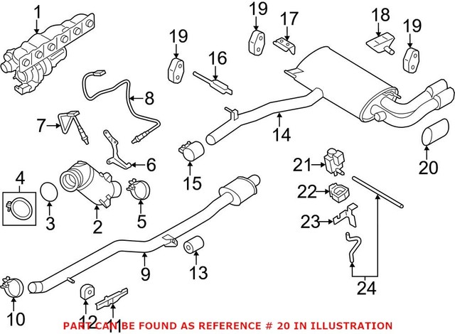 2011-2017 BMW X3 X4 Chrome Tailpipe Tip 18307602845 OEM for sale online ...
