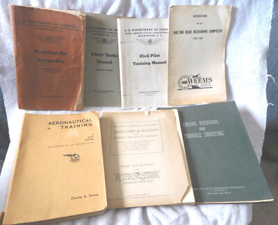 7 Vintage U.S. Aviation Manuals-1940s | eBay