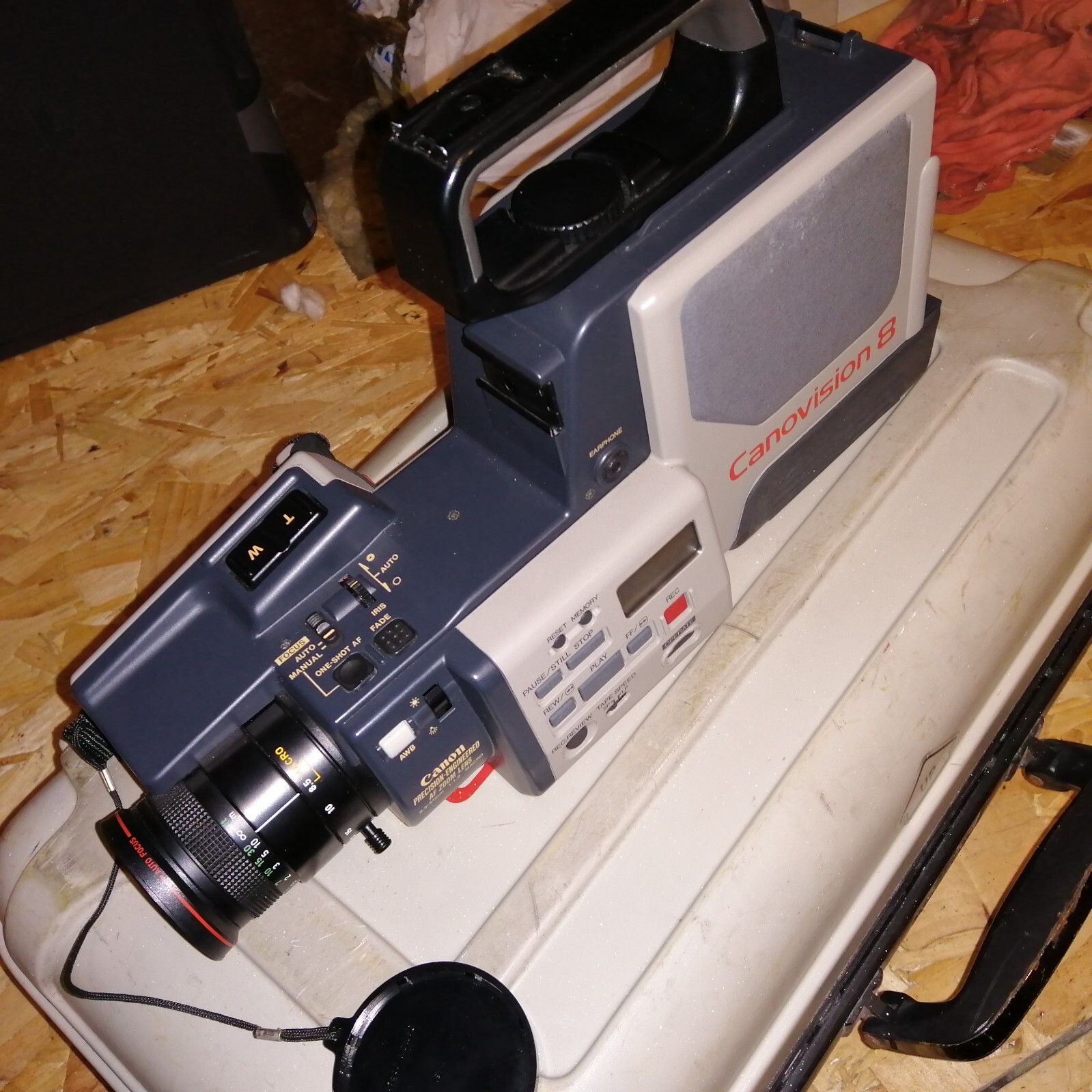 Vintage Canovision 8 Canon VM-E1 Video Camera with 2 Batteries Charger ...