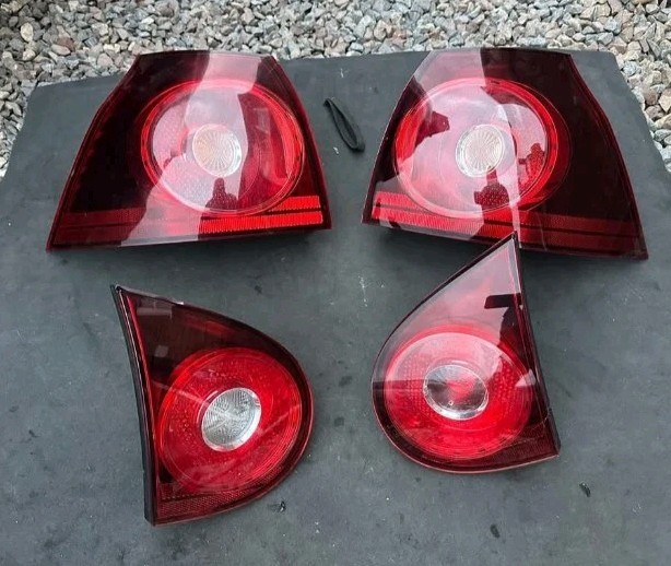 Rare VW Golf Mk5 Edition 30 GTI R32 Cherry RED Rear LIGHT set X4 ...