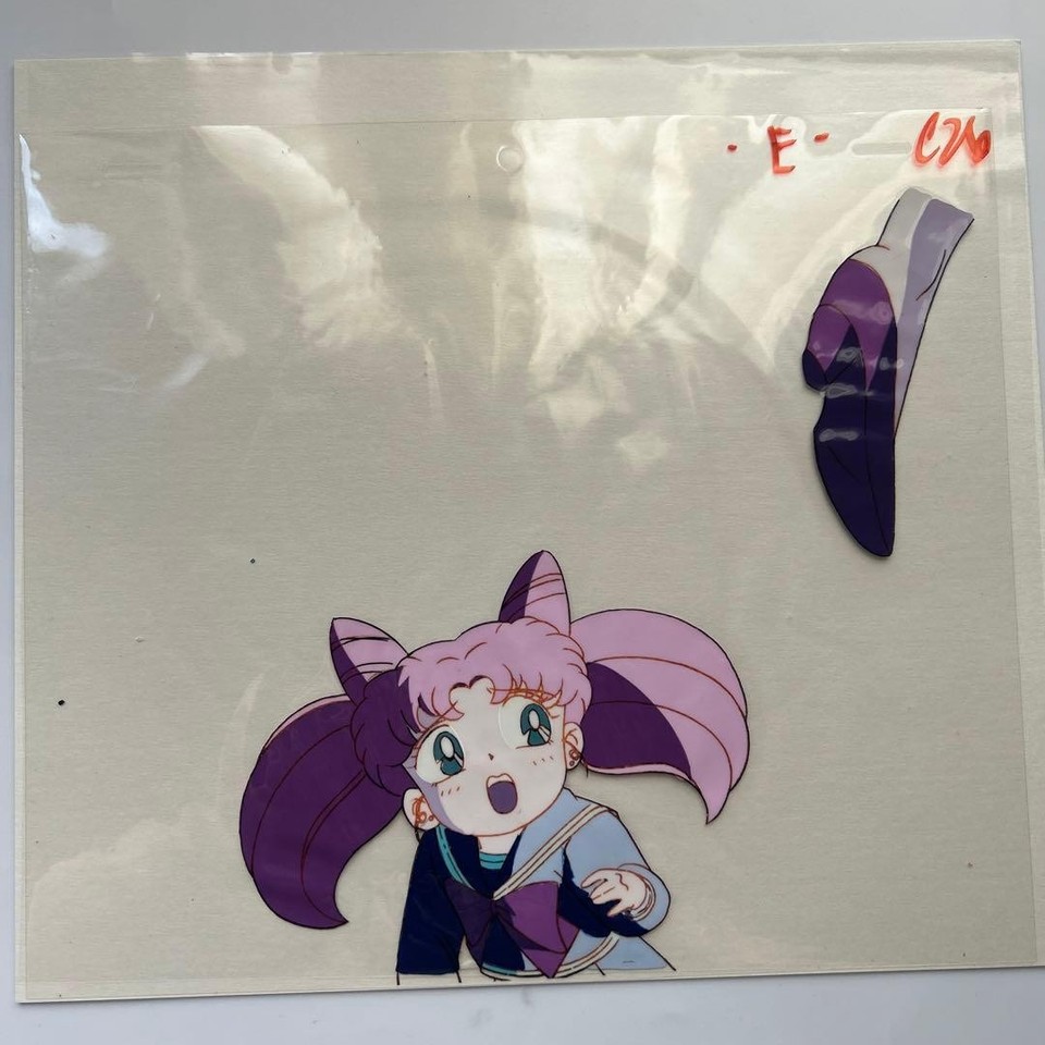 Naoko Takeuchi Sailor Moon Chibiusa Cel Art Video Collectible Item Set ...