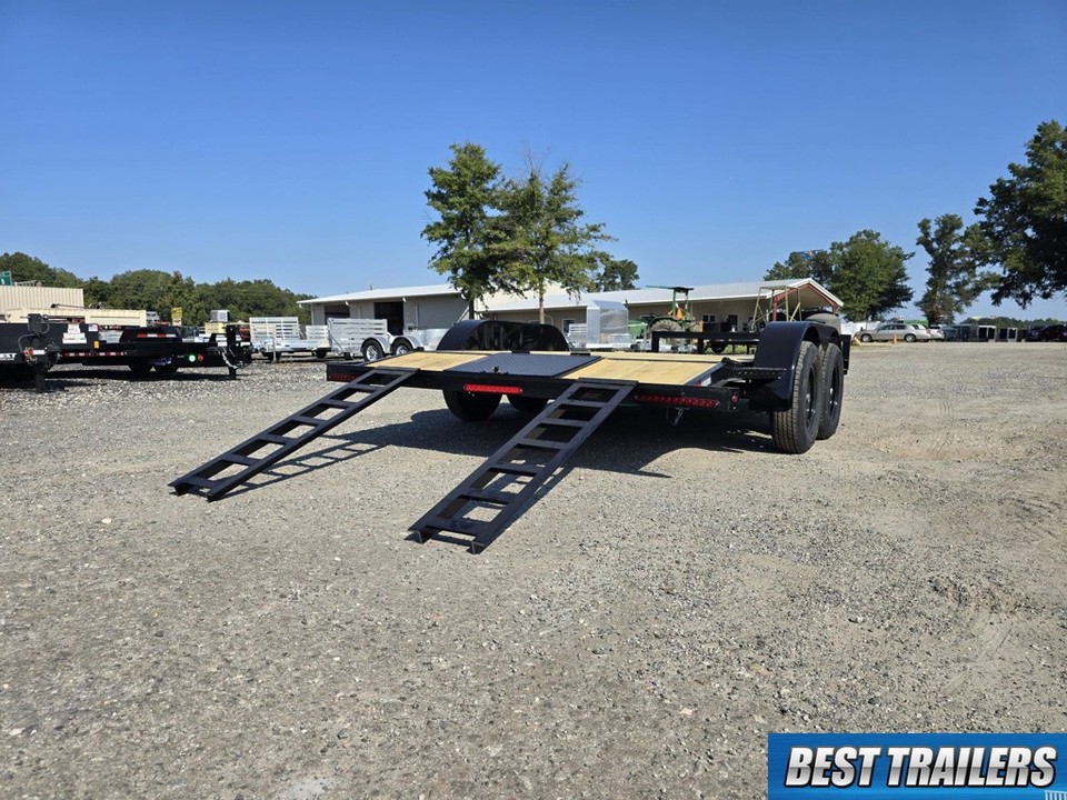 2025 Tuff Dawg Trailers 7X16 7K Wood Deck Car Hauler Trailer Economy ...