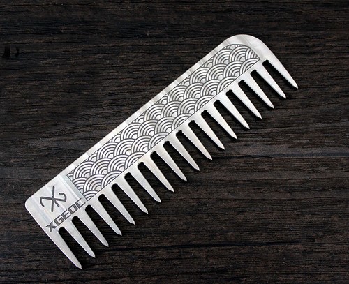NewTitanium Alloy CNC Tactical Comb Antistatic Allergy free Outdoor EDC ...