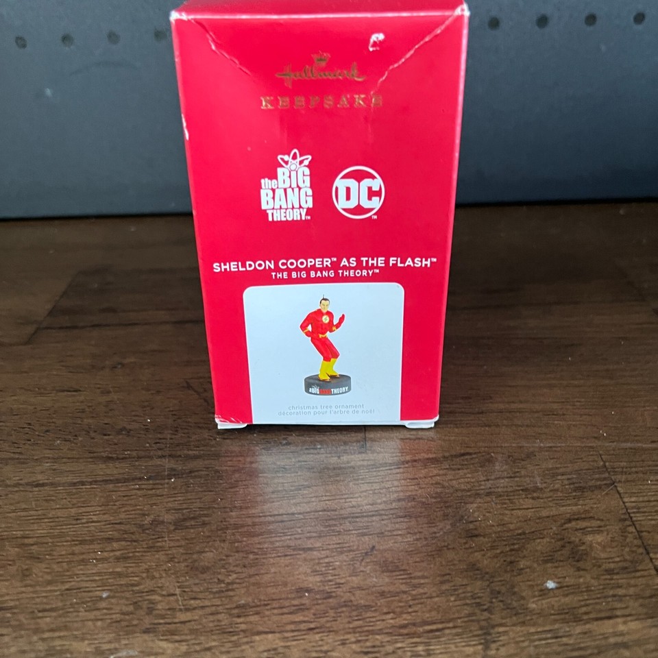 Hallmark Ornament SHELDON COOPER AS THE FLASH BIG BANG THEORY 2021 NIB ...