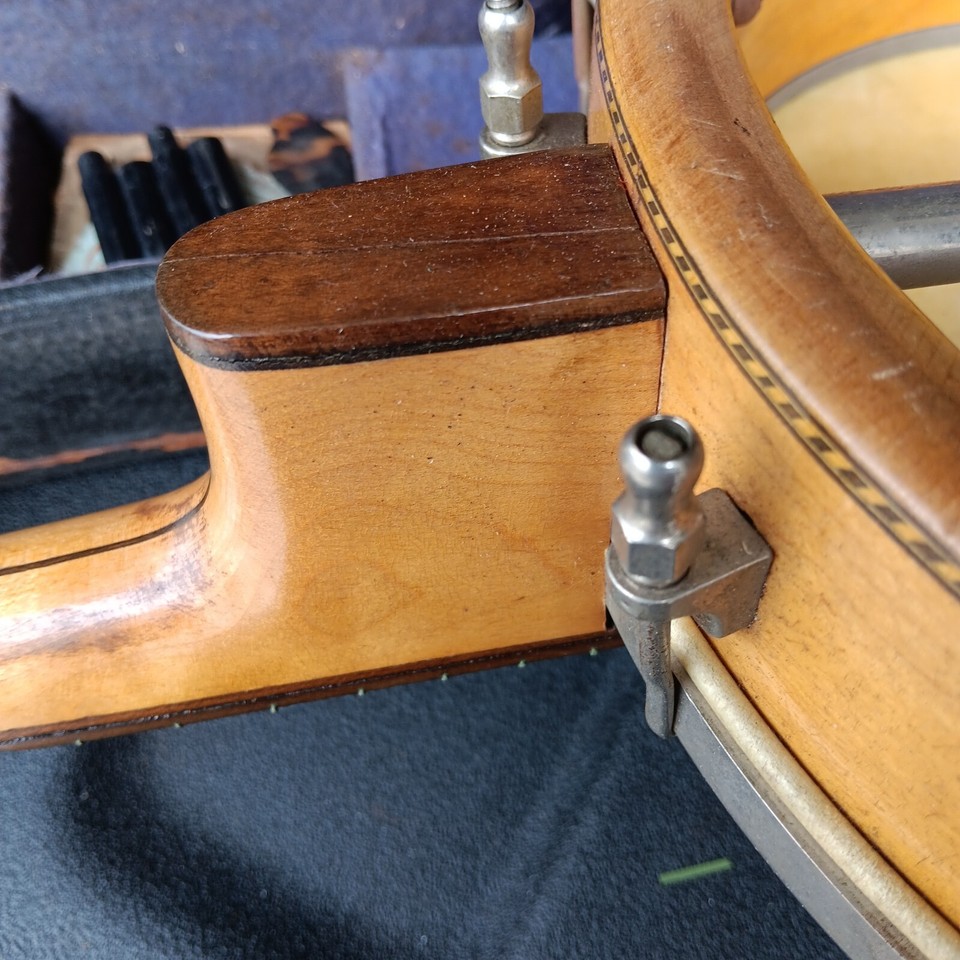 Vintage Parlor Banjo, Banjo Mandolin or Banjolin w/Case and Accessories ...