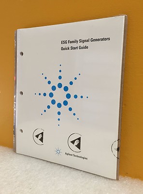 HP / Agilent E4400-90326 ESG Family Signal Generators Quick Start Guide ...