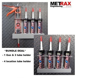 2x Gun & Tube Holders / Mastic Silicone Sealant holders Van Storage ...