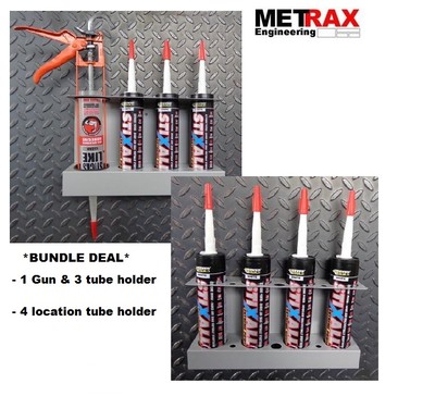 2x Gun & Tube Holders / Mastic Silicone Sealant holders Van Storage ...