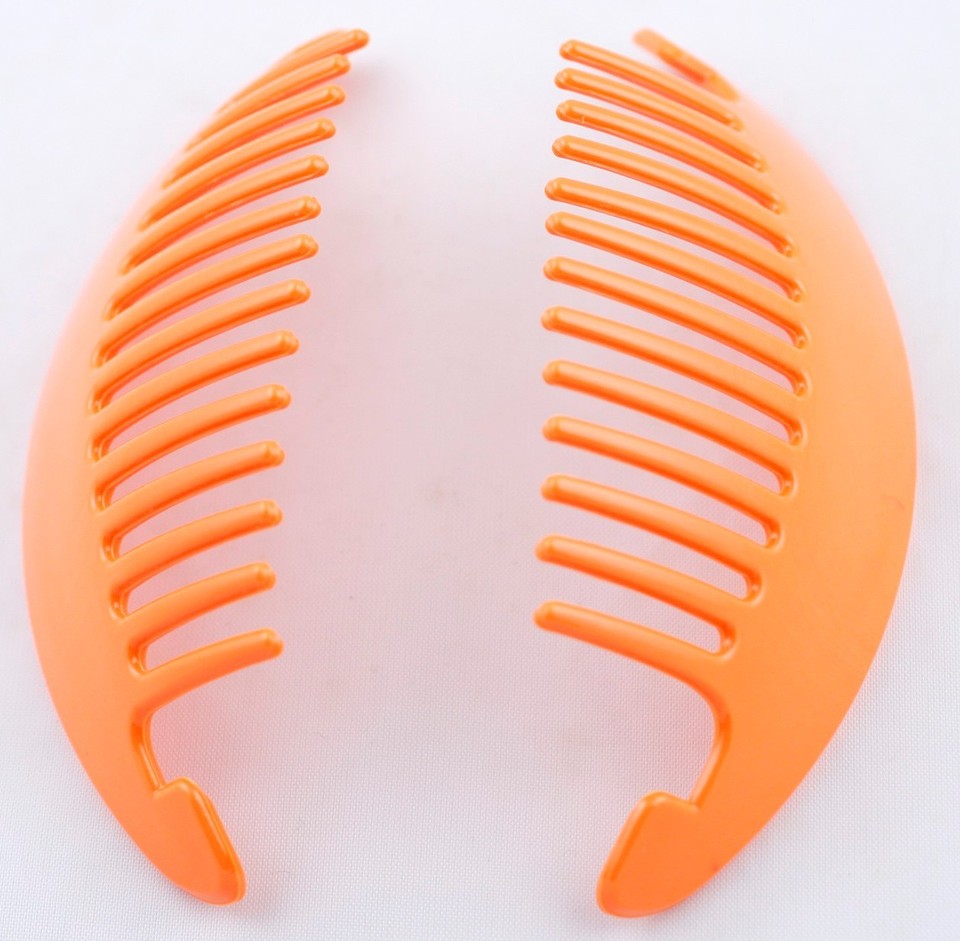 1 Set Extra Large Jumbo Banana Hair Comb Clip Interlocking Vintage Claw ...