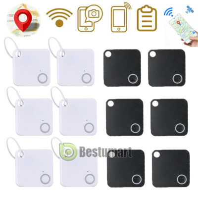 Lot Bluetooth Mini GPS Tracking Key Tag Child Pet Finder Tracker ...