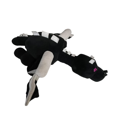 Mojang Jinx Minecraft Black Ender Dragon Large Plush Stuffed Animal 24 ...