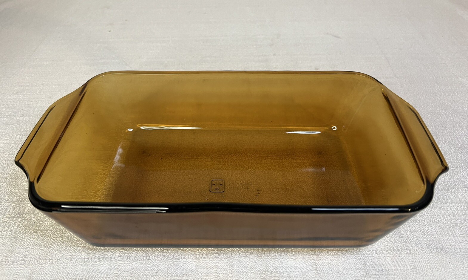 VTG Anchor Hocking Amber Bread Loaf Pan Glass Baking Dish 441 Made in ...