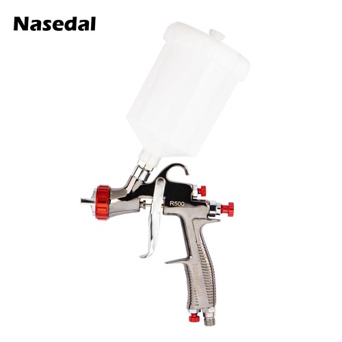 R500 LVLP Spray Gun Airbrush Car Painting gun. 1.3mm High quality 600cc ...