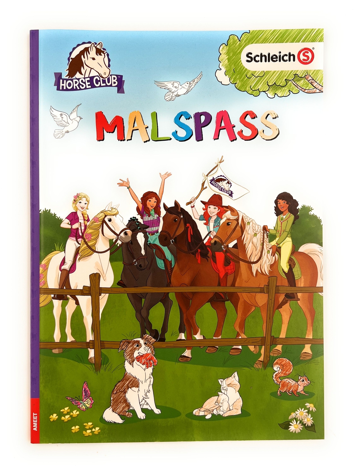 Schleich Horse Club Stickerbuch Pferde über 500 Sticker Rätselblock ...