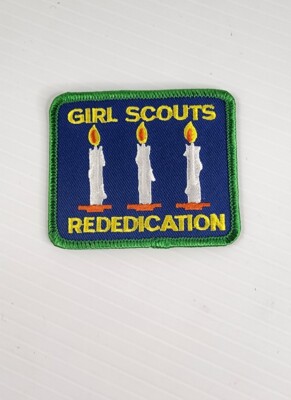 Girl Scout Gs Vintage Uniform Patch Rededication Vintage | eBay