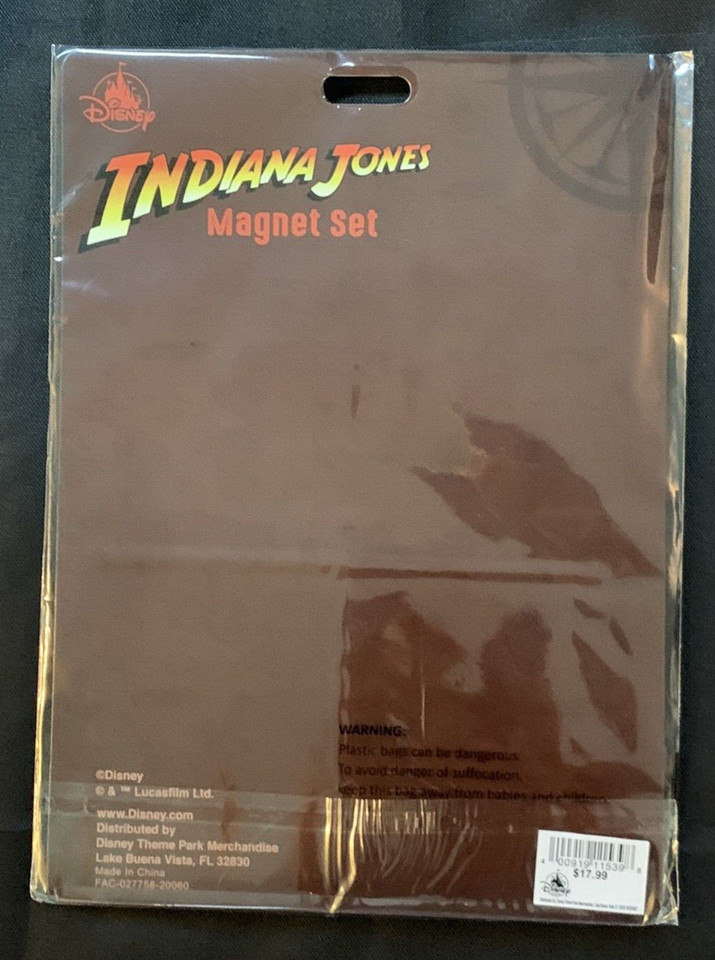 Disney Indiana Jones 4 Piece Magnet Set NEW | eBay