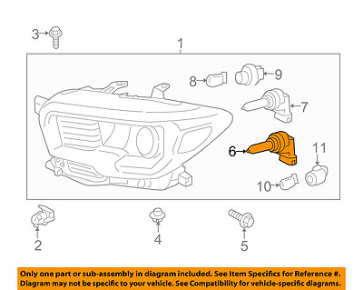 TOYOTA OEM-Headlight Headlamp Bulb 9098113085 | eBay