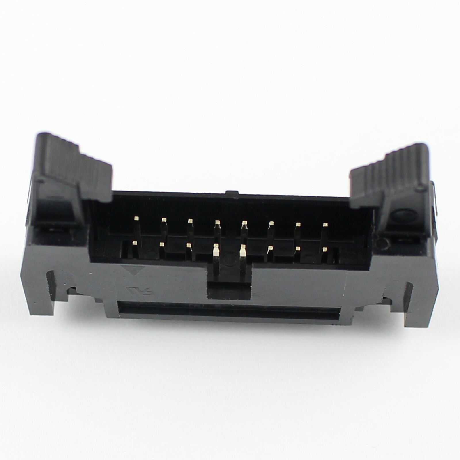 2Pcs Black 2.54mm Pitch 2x8 Pin 16 Pin Male Straight Ejector Header ...