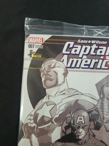 Captain America #7 Sam Wilson Marvel Comics ComicCon Box Sketch Sealed ...