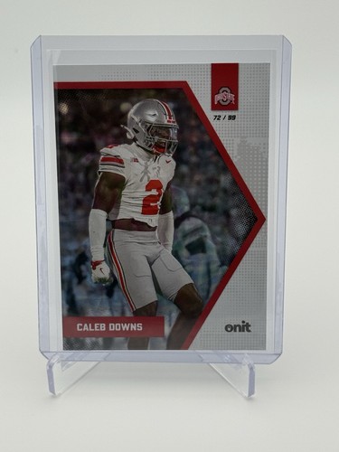 2025 ONIT Caleb Downs Platinum Parallel 72/99 • Ohio State Buckeyes OSU ...