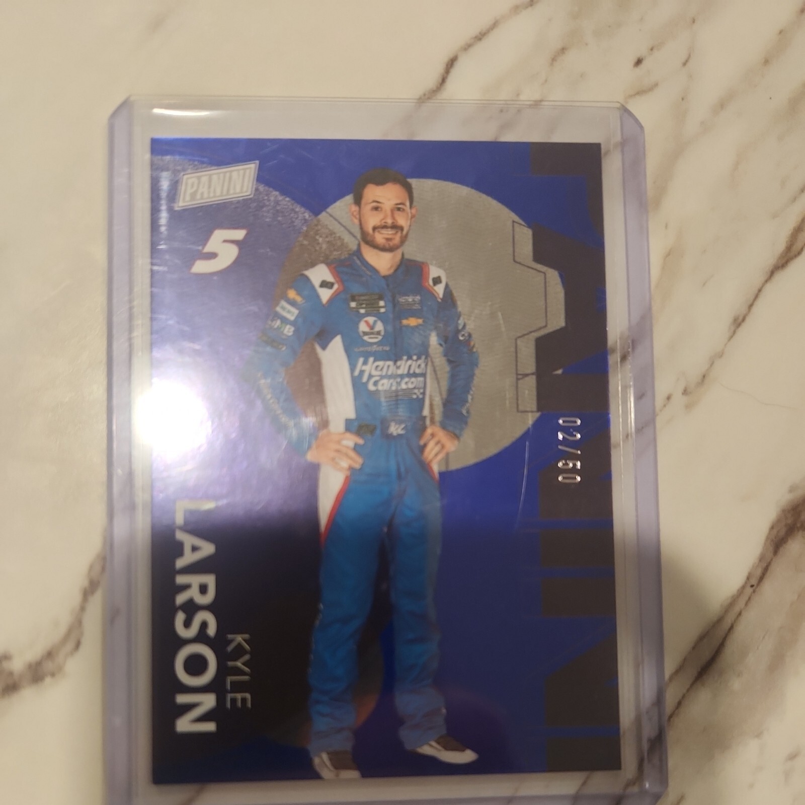 kyle larson card Blue Of 50 | eBay