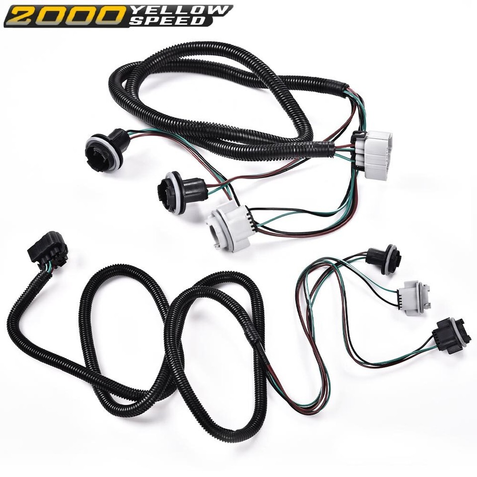 Fit For 07-14 Chevy Silverado Pickup Truck Tail Light Lamp Wiring ...