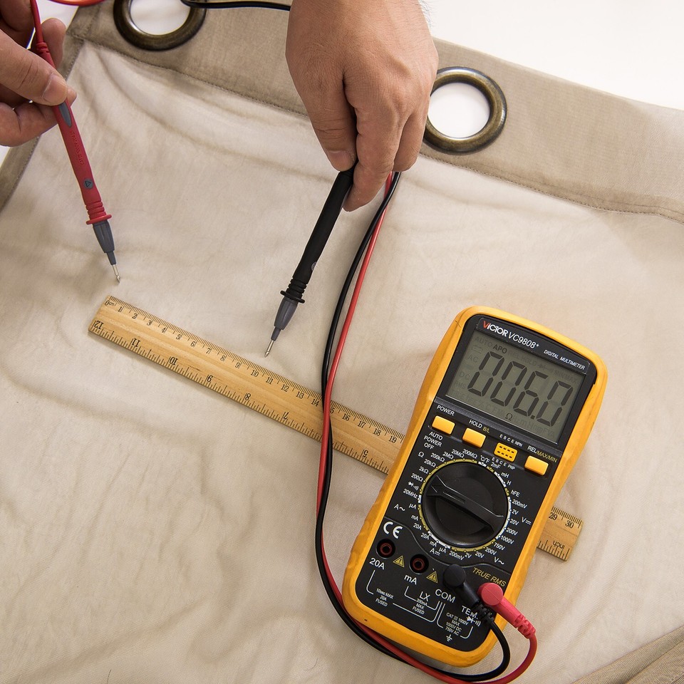 Faraday shielding light-transmitting curtain EMF & RF Protection 1 ...