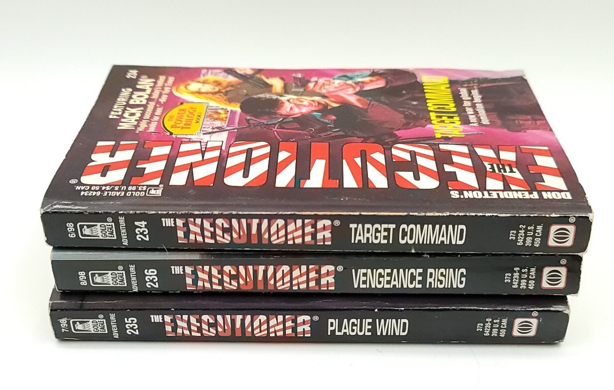 Mack Bolan: The Executioner by Don Pendleton. The Power Trilogy 3 Books ...