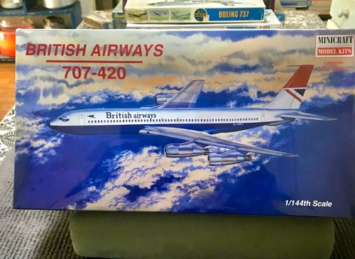 MINICRAFT 1/144 SCALE BRITISH AIRWAYS BOEING 707 - 420 ( SEALED ) | eBay