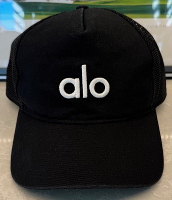 Alo Yoga Performance Trucker Hat - Unisex Adjustable - Black | eBay