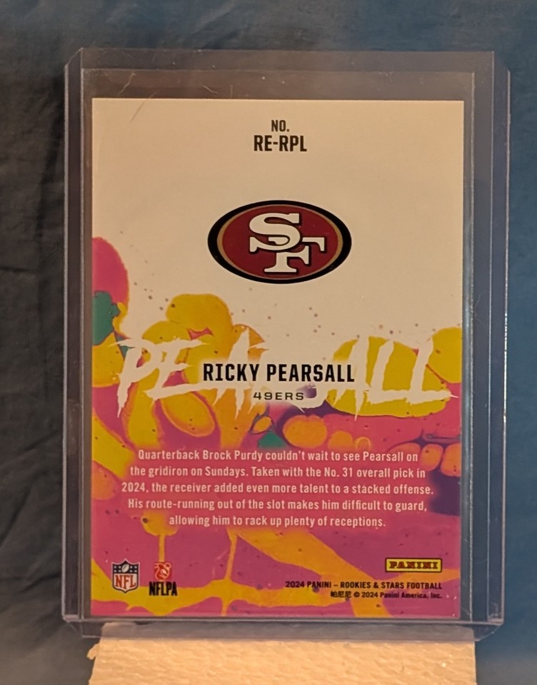 Ricky Pearsall RE-RPL(1/1 Error Card)Says Jaguars Brian Thomas JR (LB ...