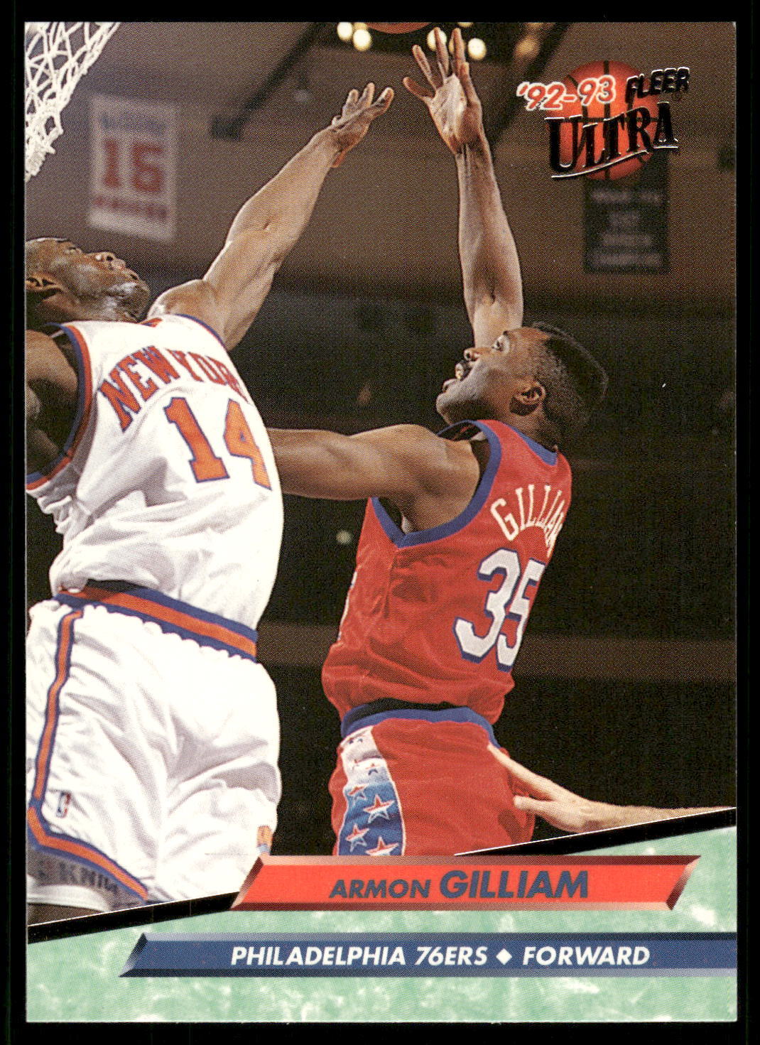 1992-93 Ultra #138 Armon Gilliam Philadelphia 76ers | eBay