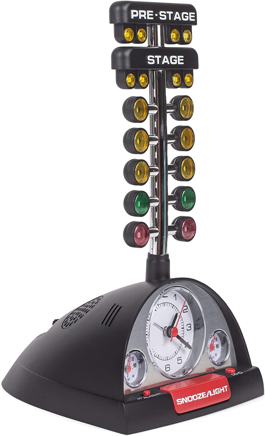 Drag Racing Christmas Tree Lighted Thermometer Sound Tabletop Alarm ...