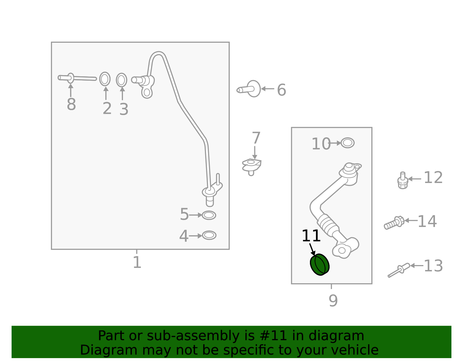 Ford OEM Turbocharger Turbo-outlet Tube Gasket FT4Z6N652F for sale ...