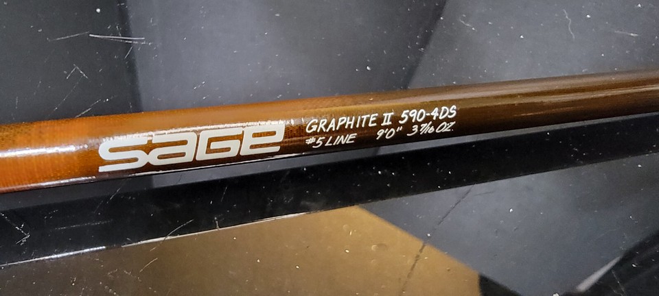 Scientific Anglers System 6 Fly Fishing Reel Sage Graphite II 9" 590 4 ...