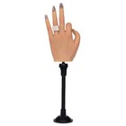 1pc Silicone Fake Hand Mannequin Hands For Acrylic Nails Nail Training ...