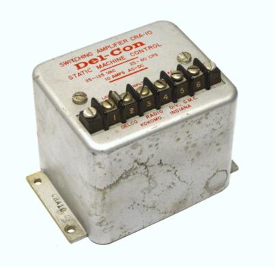 Delco Radio DEL-CON CRA-10 Switching Amplifier Static Machine Control ...