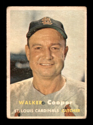 1957 Topps #380 Walker Cooper | eBay