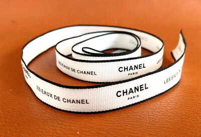 CHANEL Ribbon White Paris NEW | eBay UK