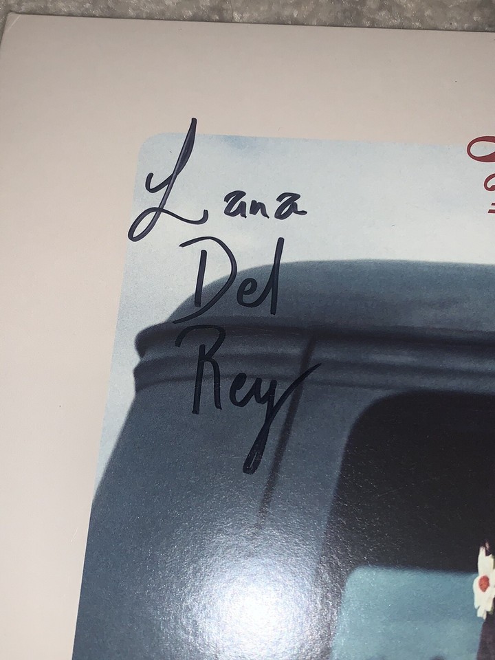 lana del rey signed lust for life 2017 vinyl autograph urban outfitters ...