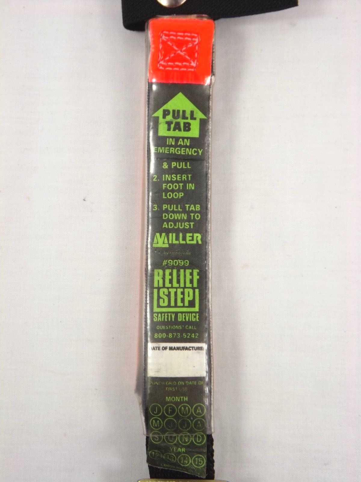 MILLER RELIEF STRAP MODEL 9099 - SUSPENSION STRAP FOR SAFETY HARNESS ...