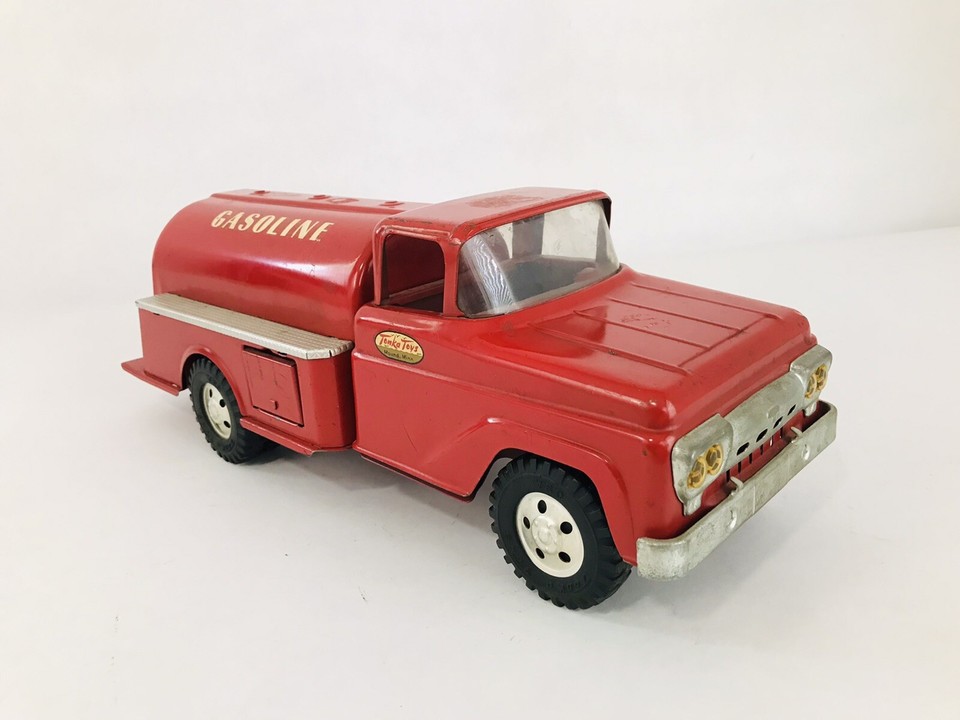 1958 Tonka Gasoline Tanker Truck Pressed Steel Clean Original Rare | eBay
