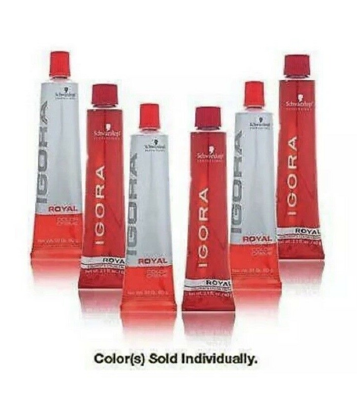 Schwarzkopf Igora PERMANENT Hair Color Your Choice!! NEW IN BOX | eBay