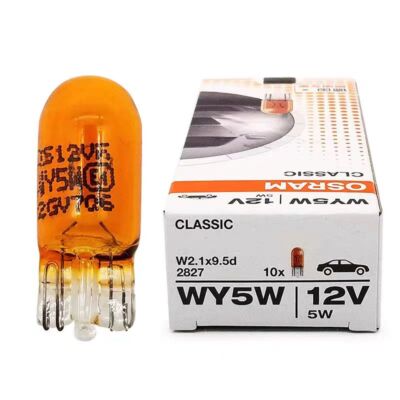10pcs OSRAM 2827 12V5W WY5W W2.1×9.5d Amber car light singal lamp turn ...
