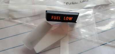 NOS Grimes Honeywell NOM Filter Lens PN# 25-0195-316 "FUEL LOW" Bell ...